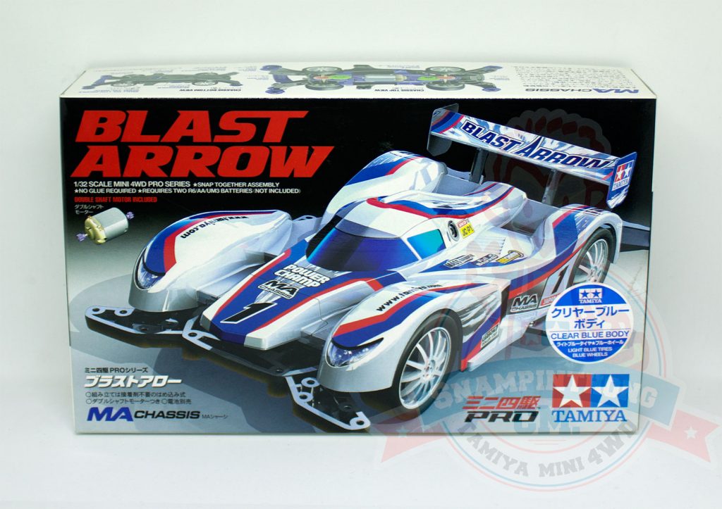 Mini 4WD - Tamiya Item #95217 Blast Arrow Clear Blue Special (MA ...