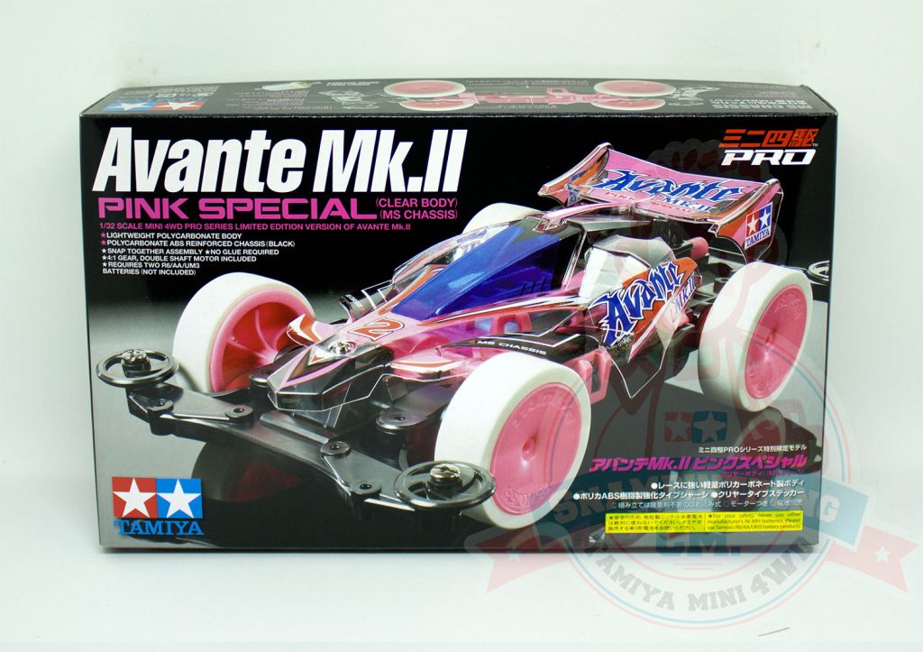 Mini 4WD - Tamiya Item #95061 Avante Mk.II Pink Special (MS ...